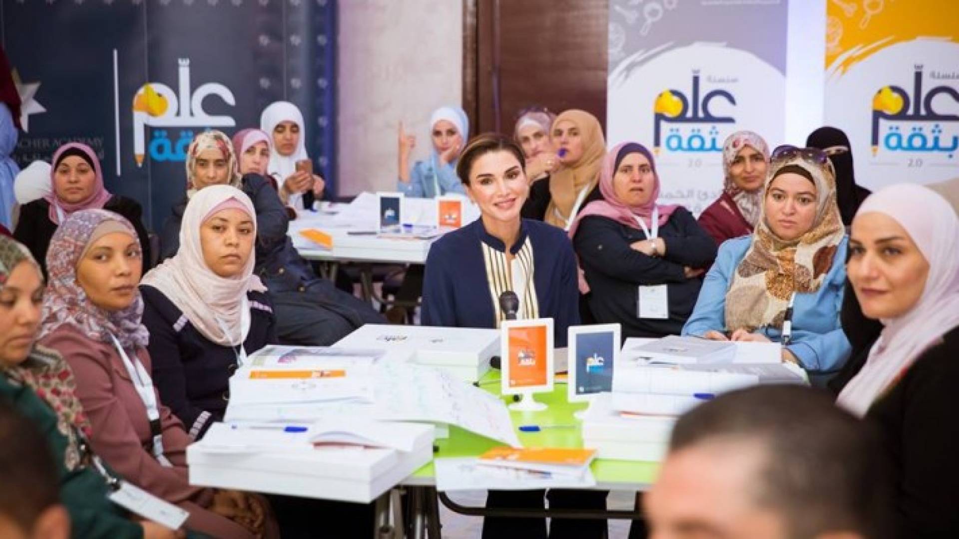 Roya News | Queen meets “Teach Like a Champion” teachers in Karak