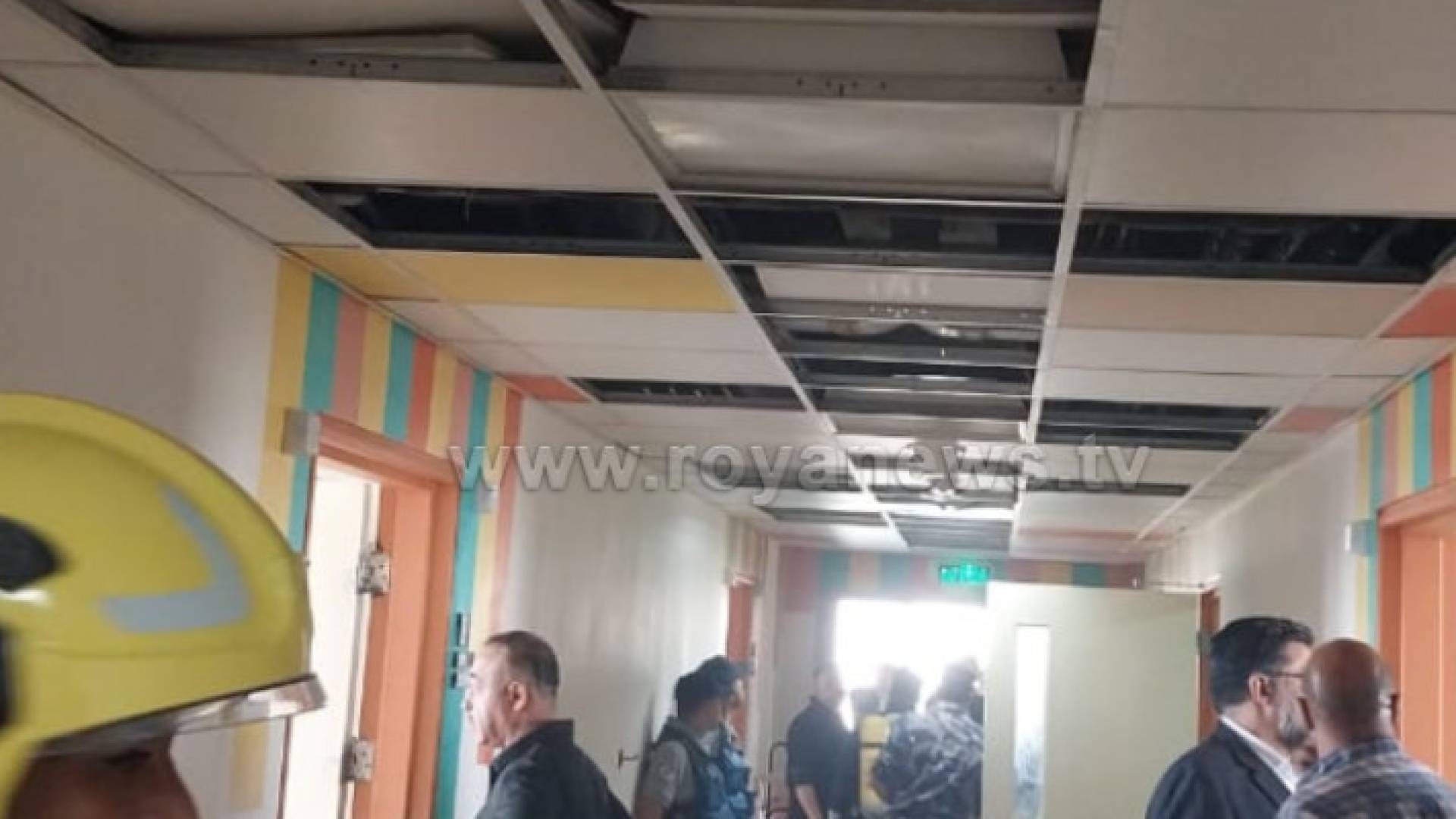 Roya News | Fire breaks out in hospital in Irbid