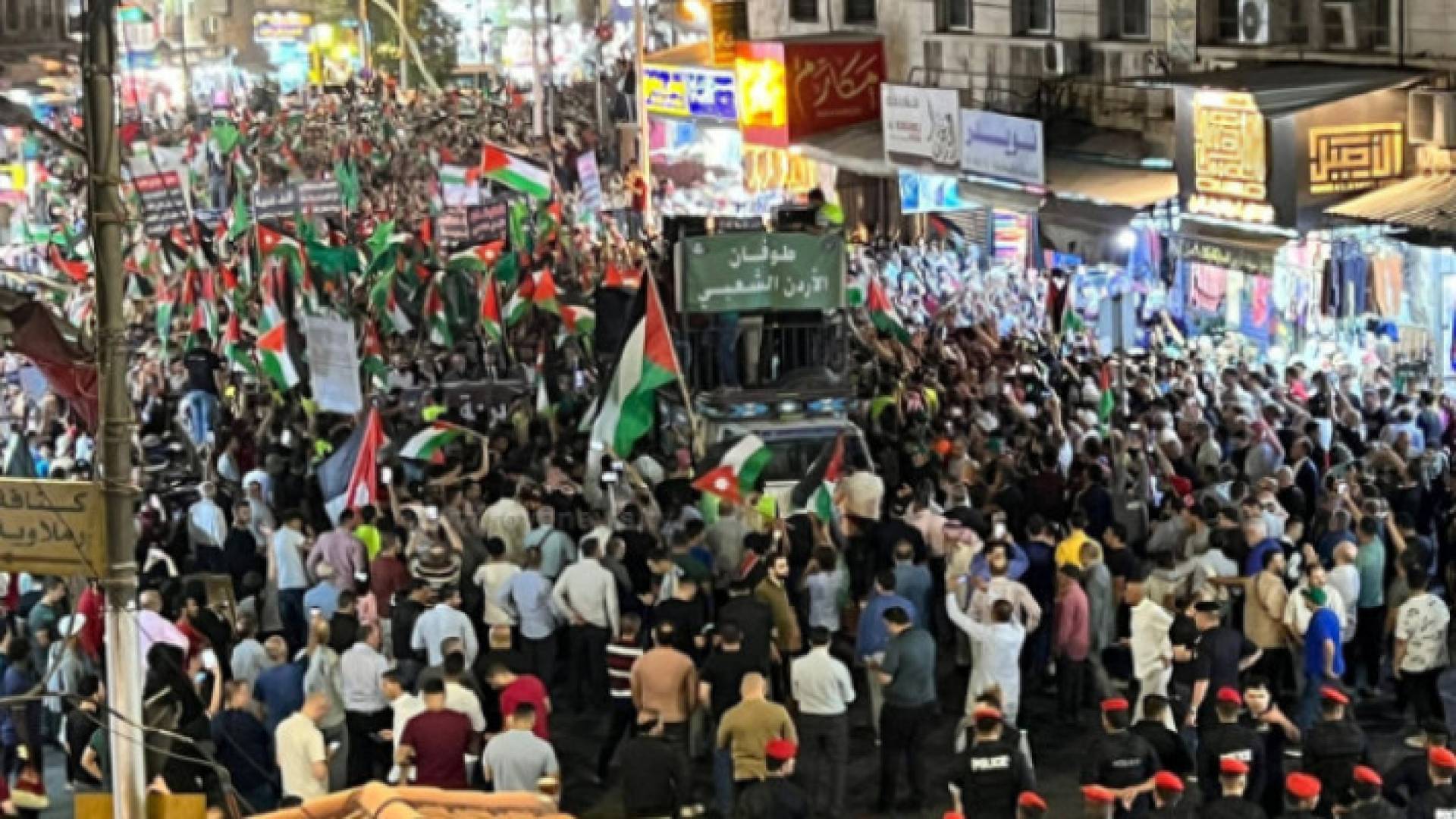 Roya News | VIDEO: Demonstrations take place across Jordan in support ...