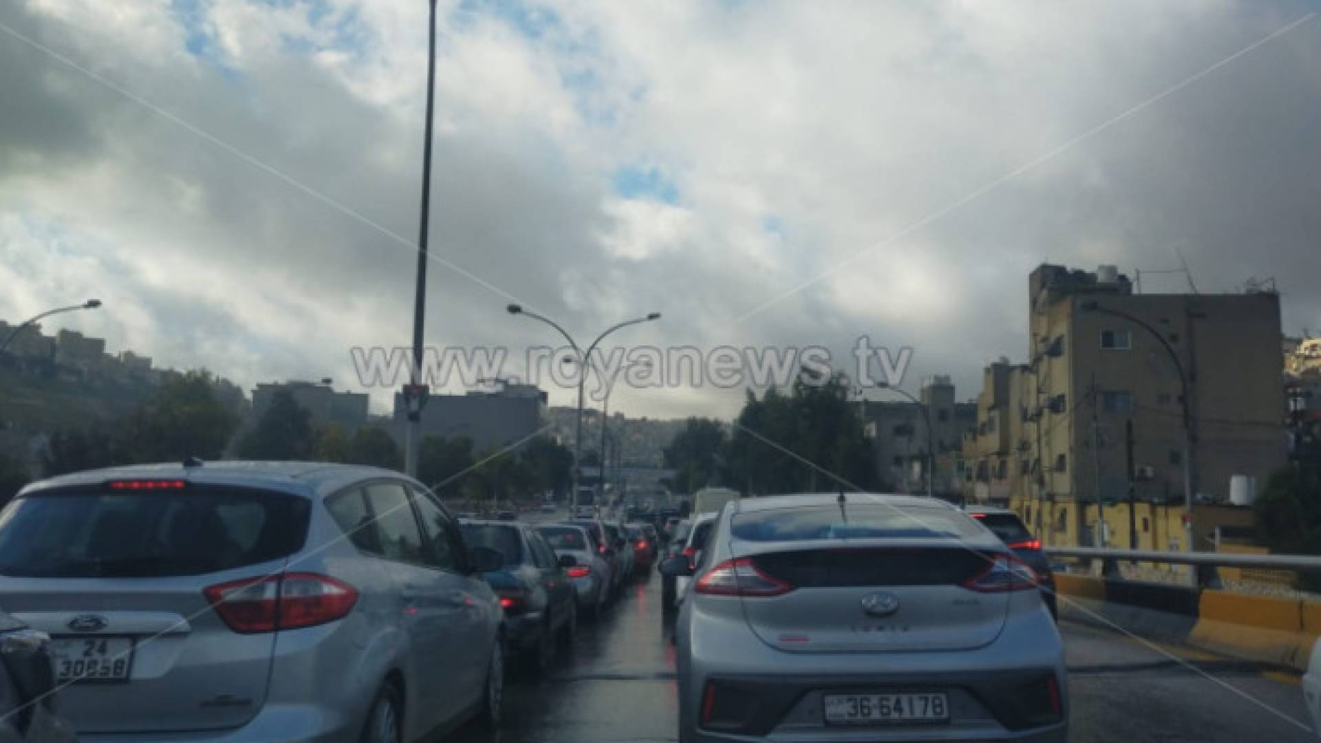 Roya News | Amman witnesses heavy traffic jams