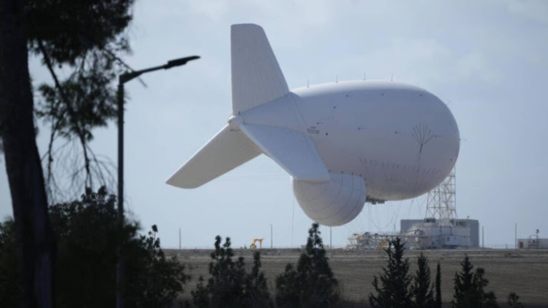 Roya News | Israeli Occupation launches giant surveillance balloon ...