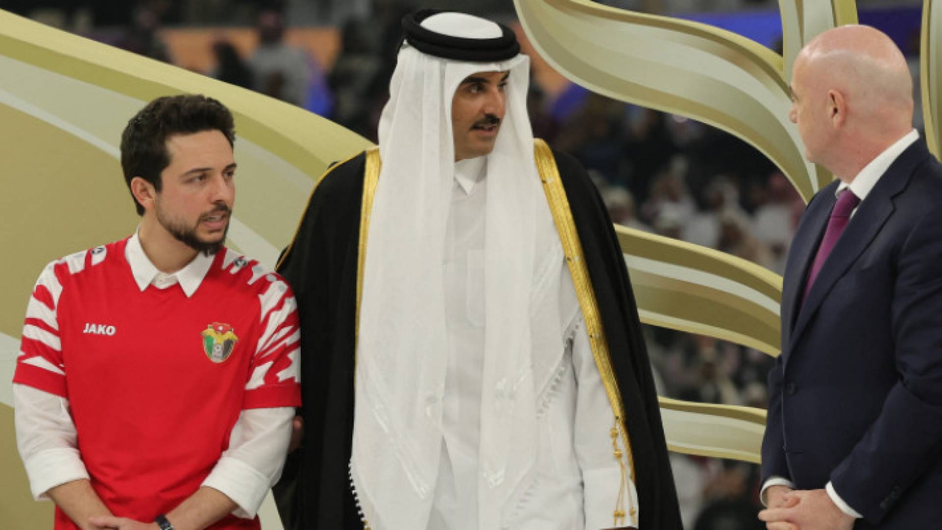 Roya News | Jordan Crown Prince awards silver medals to national team ...