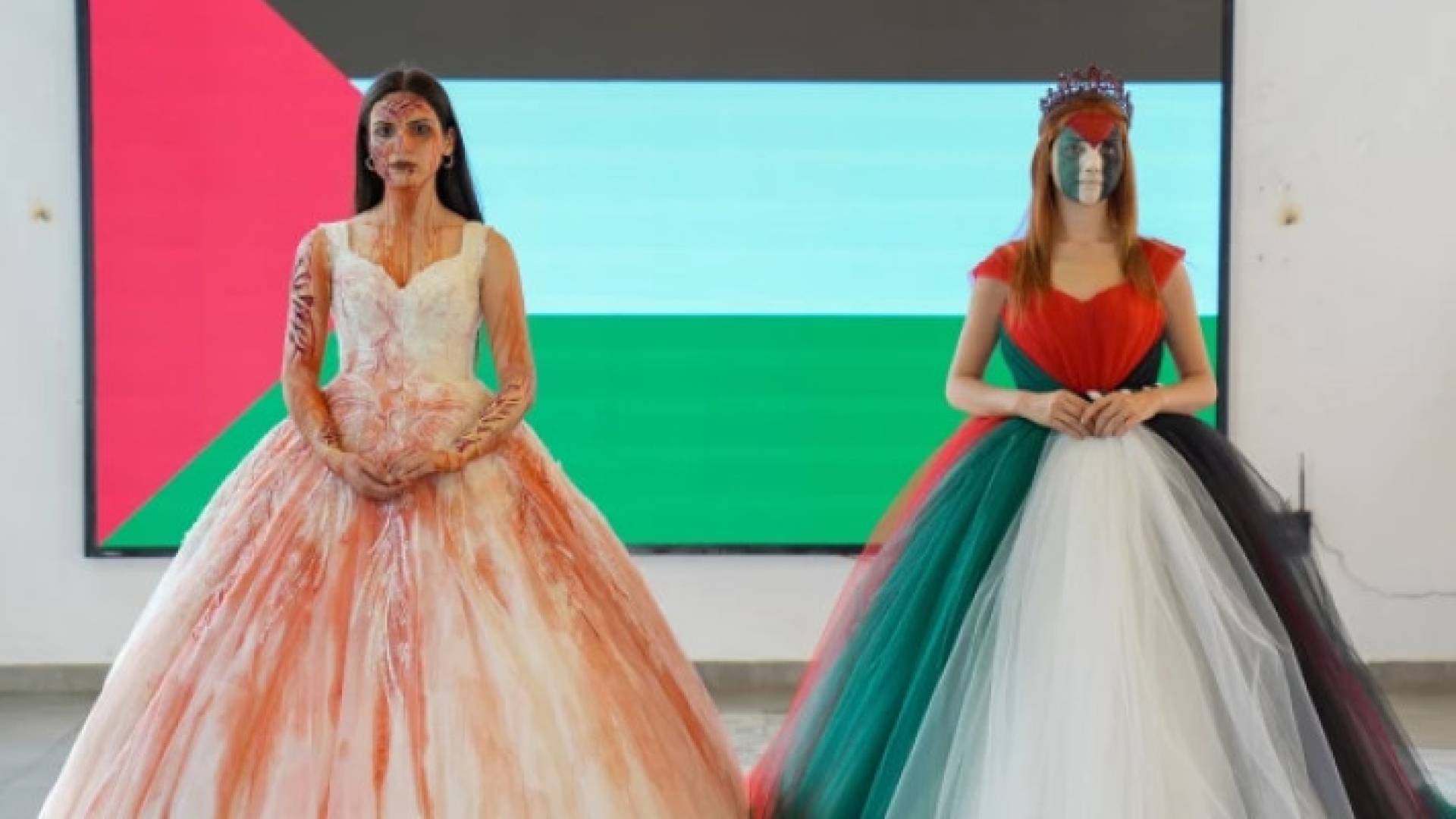 Roya News | Diyarbakır Fashion Show protests Israeli Occupation attacks ...