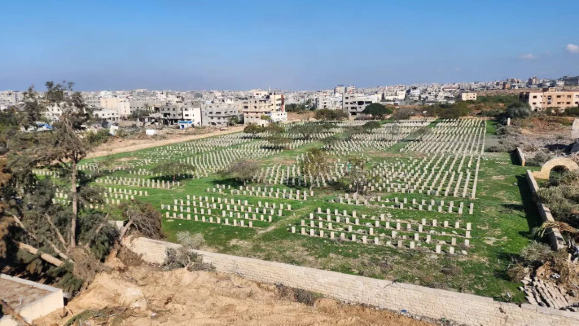 Roya News | British cemeteries in Gaza untouched despite widespread ...