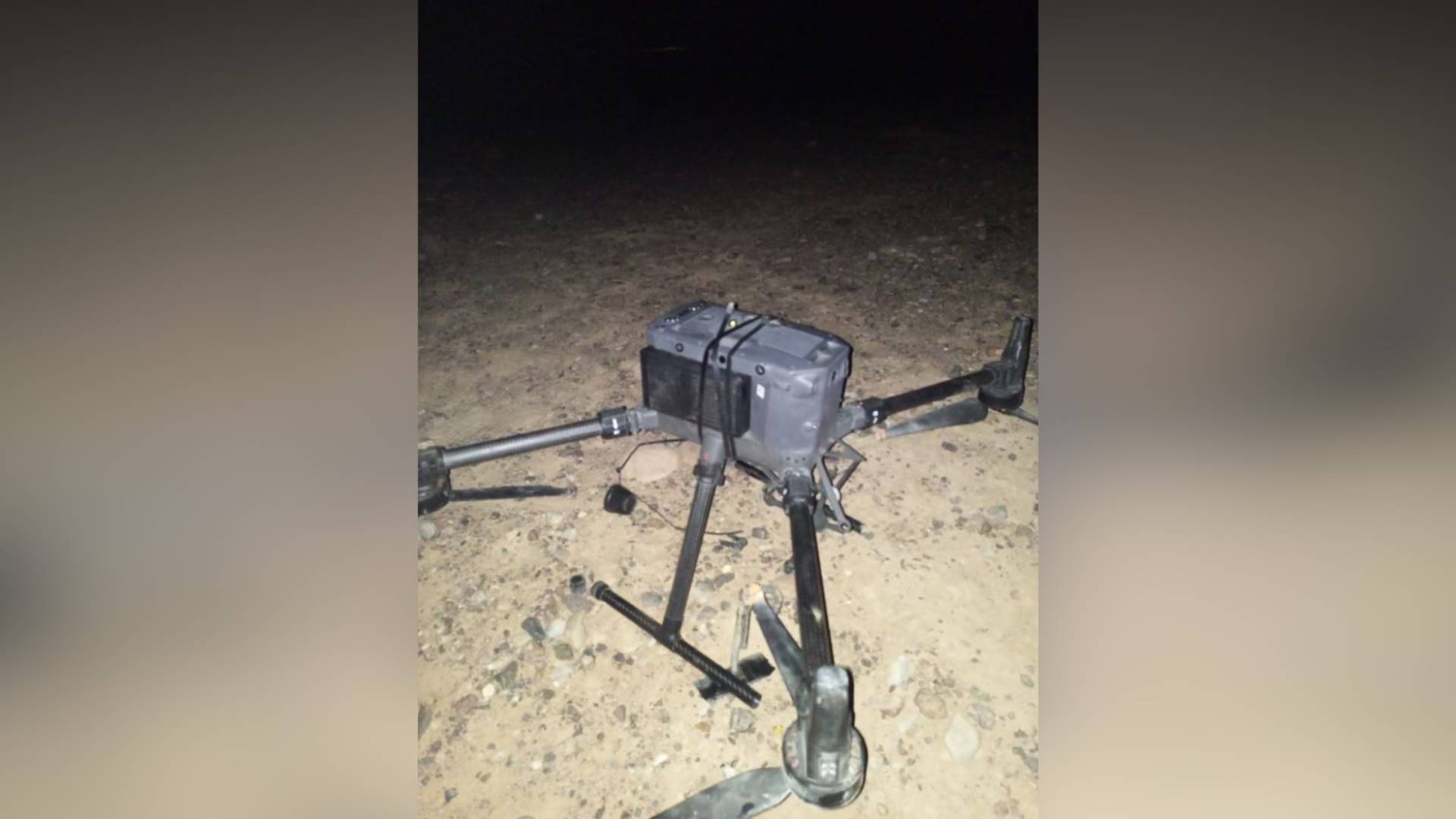 Roya News | Army thwarts drone drug smuggling attempt on western border